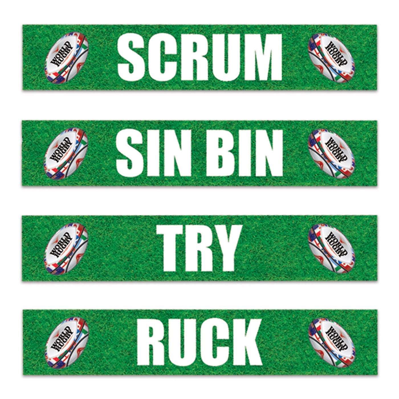 Viewing Product Rugby Phrase Cutouts (12) - 360 Degrees Ltd